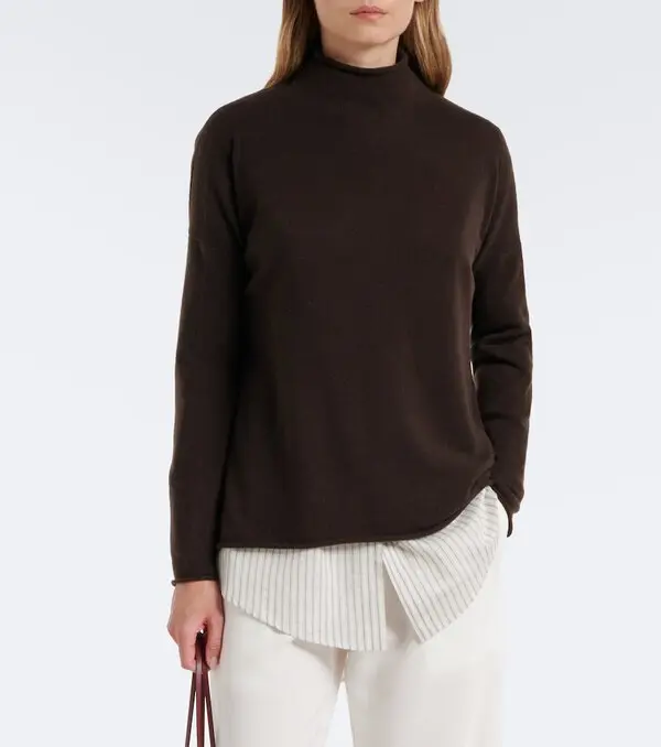 Jardin Des Orangers Cashmere Mock Neck Sweater