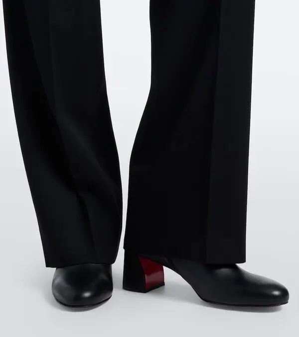 CHRISTIAN LOUBOUTIN Jane Leather Ankle Boots