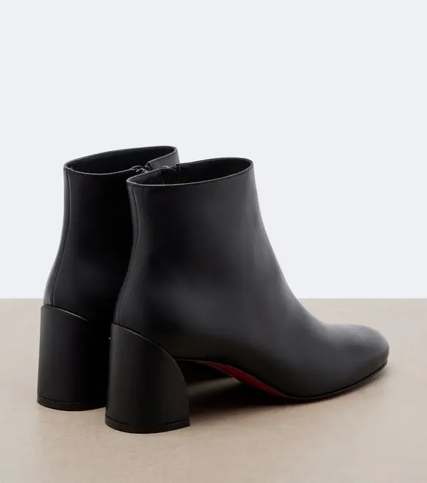 CHRISTIAN LOUBOUTIN Jane Leather Ankle Boots