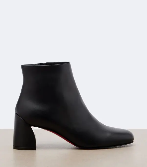 CHRISTIAN LOUBOUTIN Jane Leather Ankle Boots