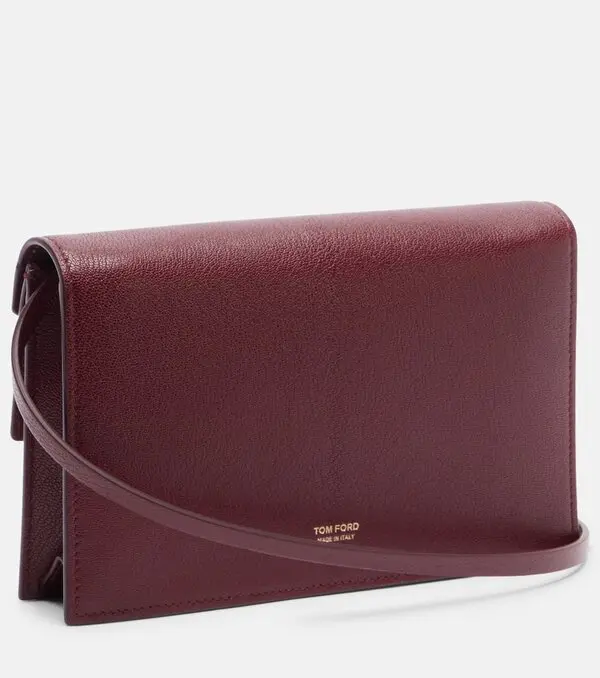 TOM FORD Aube Mini Leather Crossbody Bag