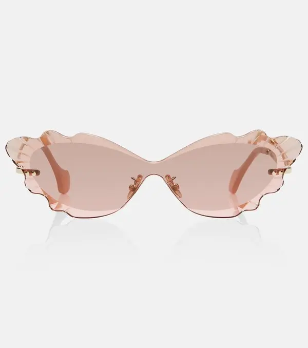 AQUAZZURA Palm Beach Cat-eye Sunglasses - Pink
