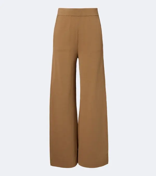 Max Mara Knitted Wide-leg Trousers - Beige