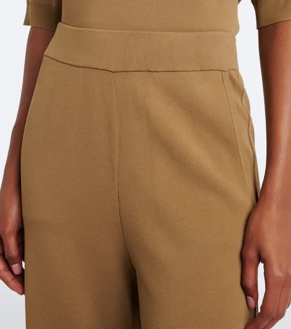 Max Mara Knitted Wide-leg Trousers