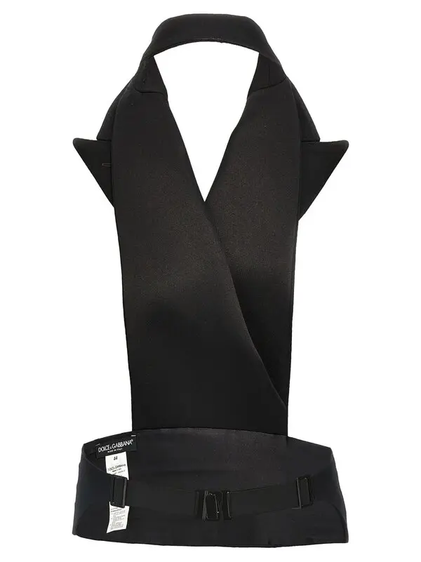 Dolce & Gabbana Double-breasted Bare Back Vest
