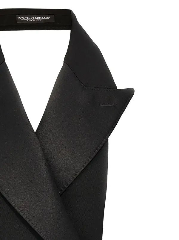 Dolce & Gabbana Double-breasted Bare Back Vest