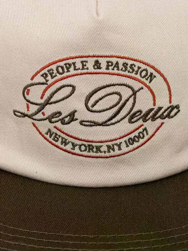 LES DEUX Embroidered Logo Cap