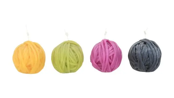 Missoni Gomitolo Small Candle Set Of 4 - Turqoise