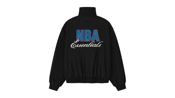 Fear Of God Essentials Nba Half Zip Track Jacket - Black