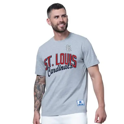 STARTER Heather Gray St. Louis Cardinals Two-pack T-shirt Set