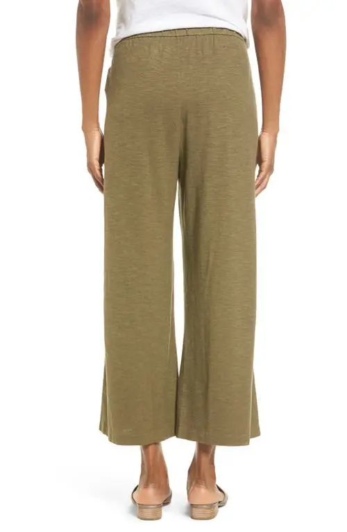 Eileen Fisher Hemp & Organic Cotton Wide Leg Pants