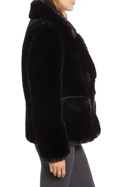 Ellen Tracy Faux Fur Jacket