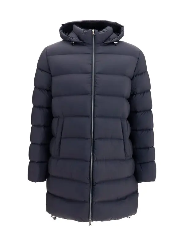 Herno Long Padded Jacket - Black