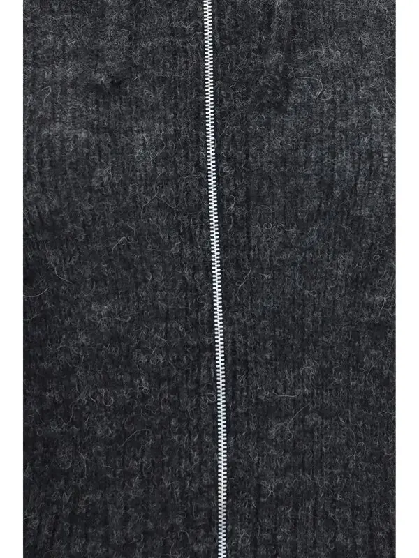 Our Legacy Alpaca-blend Zip-up Hoodie - Gray