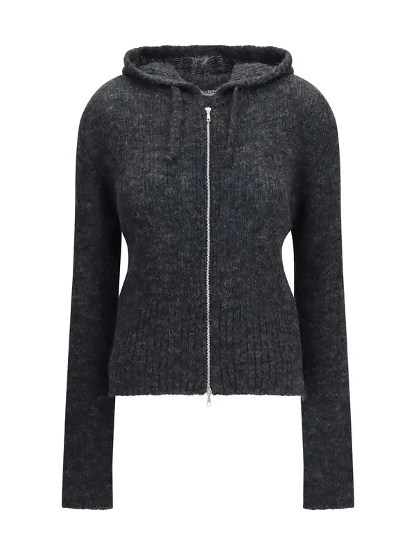 Our Legacy Alpaca-blend Zip-up Hoodie - Gray
