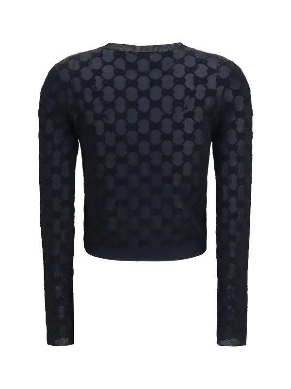 Gucci Gg All-over Viscose Crepe Cardigan