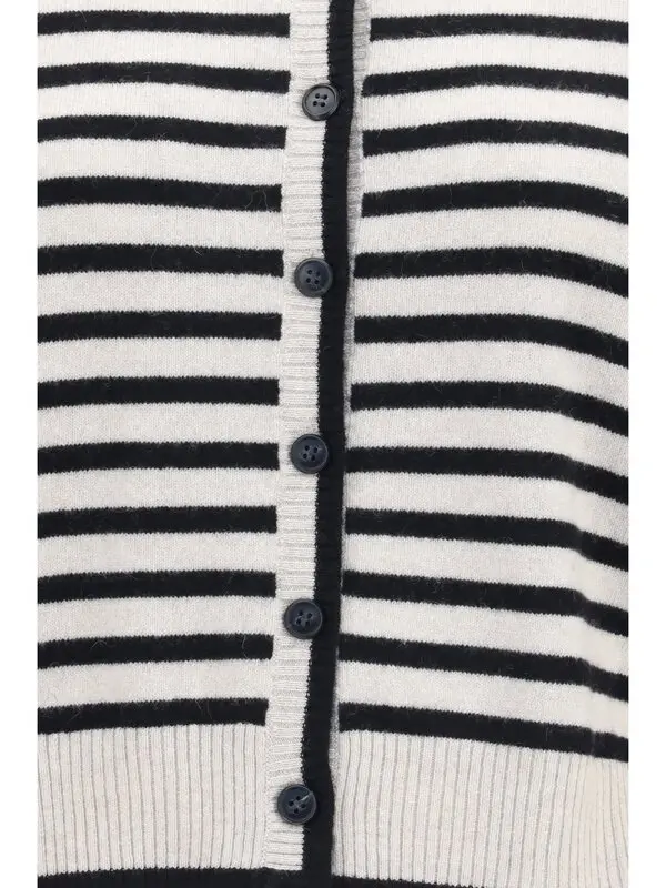 LISA YANG Marit Striped Cardigan