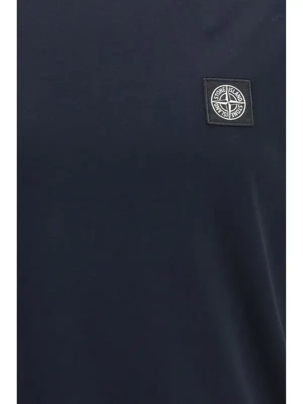 Stone Island Logo Patch T-shirt - Blue
