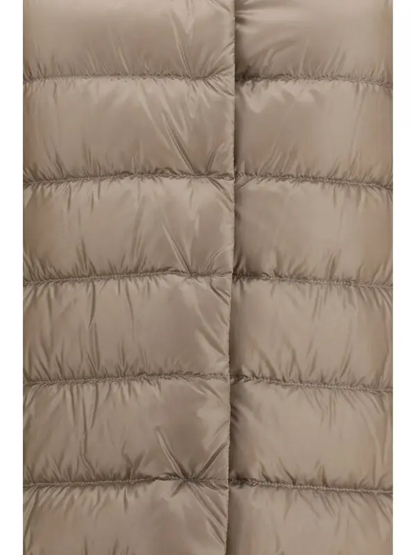 Herno Midi Down Jacket With Stand Collar