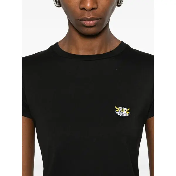 Kenzo Embroidered Cotton T-shirt - Black