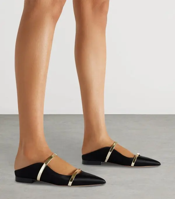 MALONE SOULIERS Maureen Satin Mules