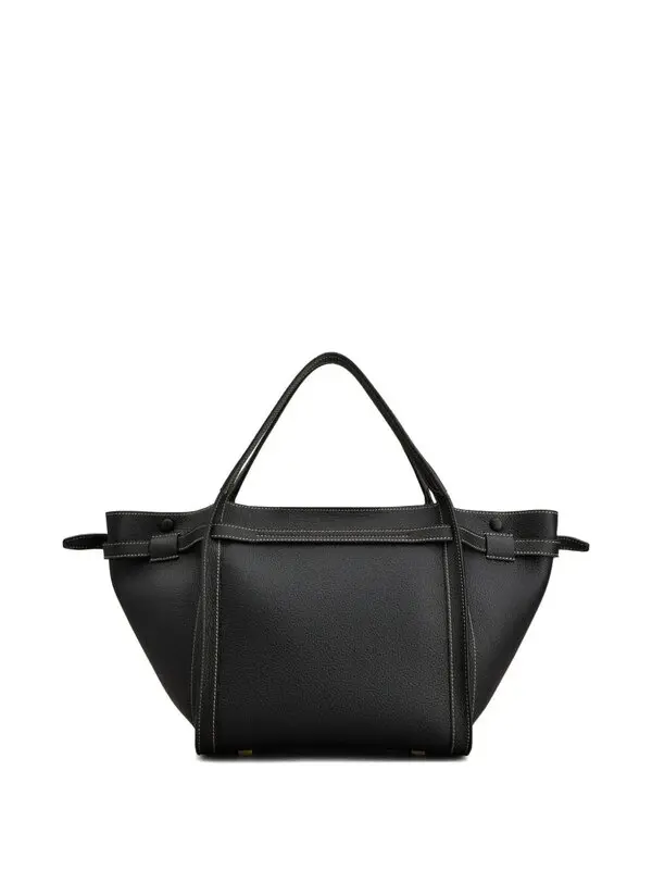 TOD'S Small Leather Shopping Bag - Black