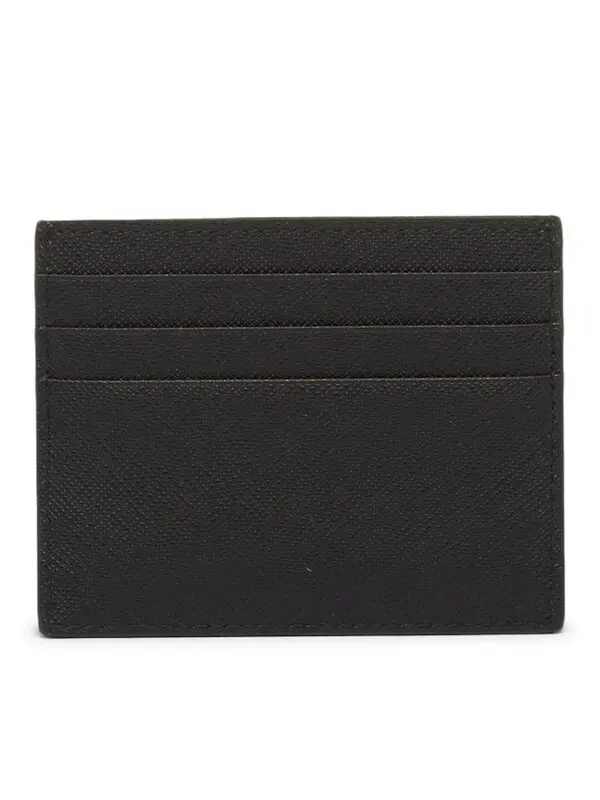 Prada Saffiano Card Holder - Black
