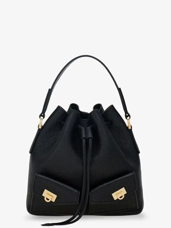 FERRAGAMO Leather Bucket Bag - Multicolor