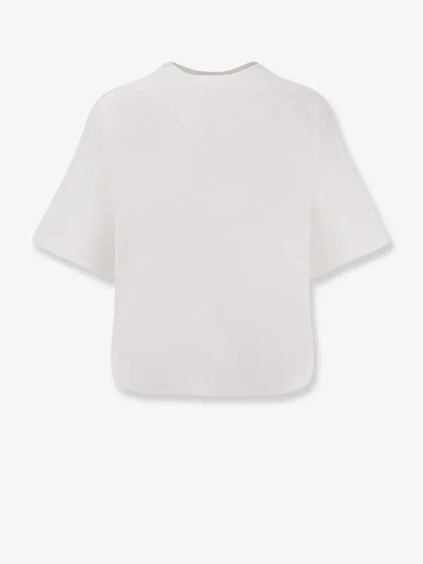 Alaïa Boxy Cotton Blend T-shirt - Multicolor