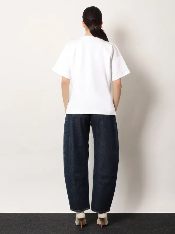Alaïa Boxy Cotton Blend T-shirt - Multicolor