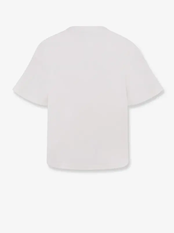 Alaïa Boxy Cotton Blend T-shirt - Multicolor