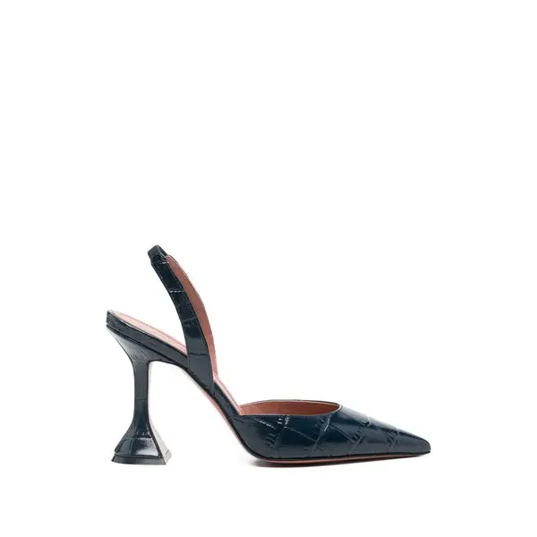Amina Muaddi Shoes - Blue