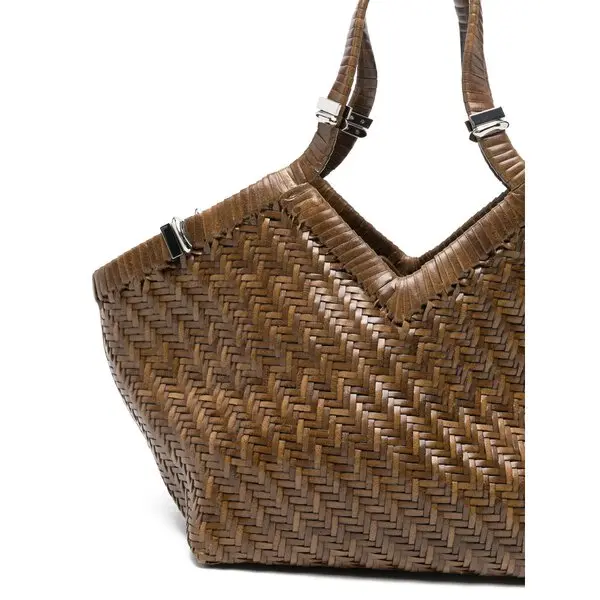 Benedetta Bruzziches Woven Top Handle Bag