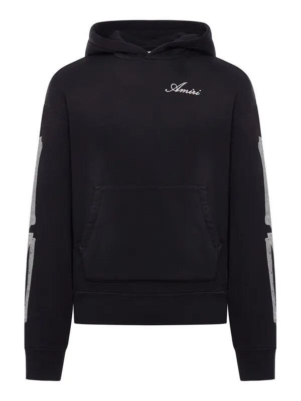 Amiri Bones Oversized Hoodie - Black
