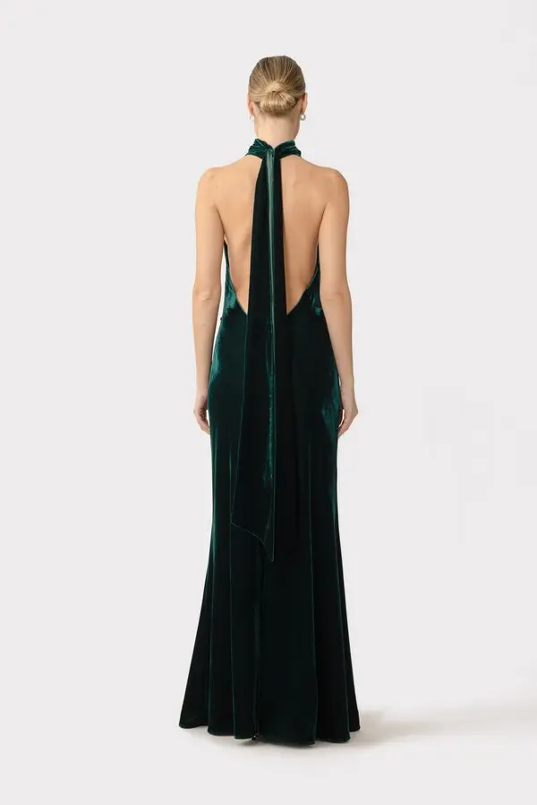 SAU LEE Penelope Velvet Gown
