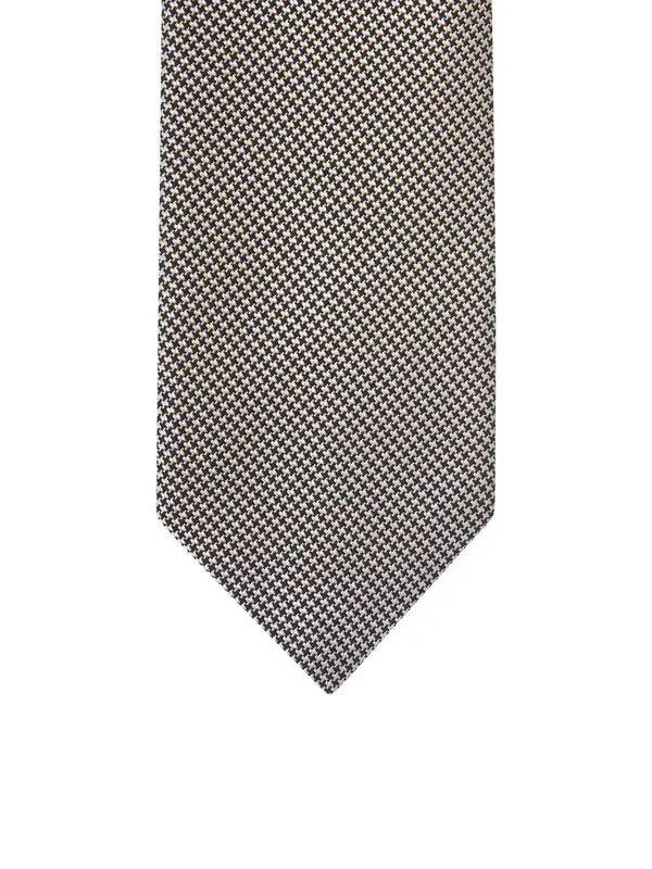 TOM FORD Silk Houndstooth Neck Tie - Multicolor