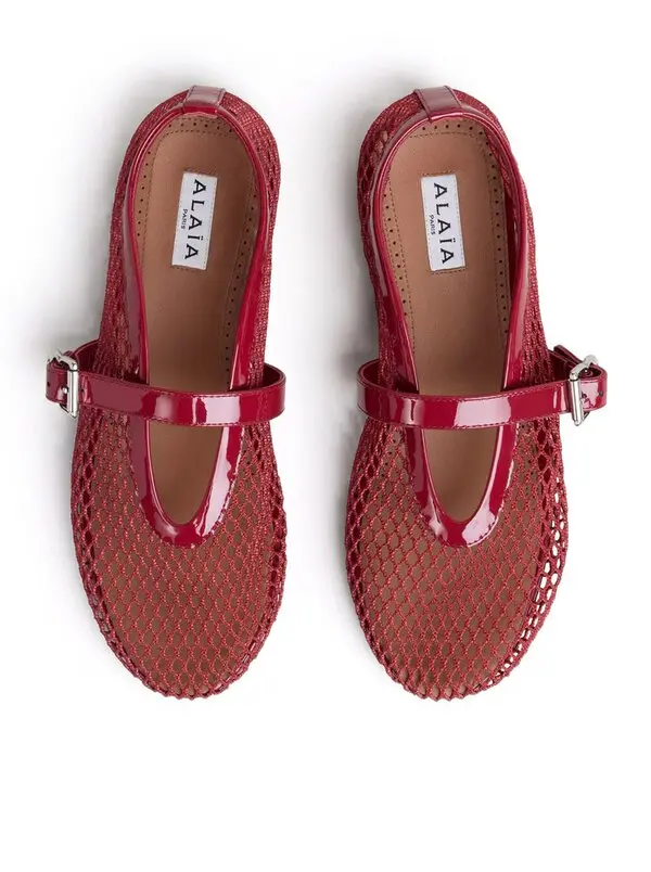 Alaïa Flat Mesh Ballerinas