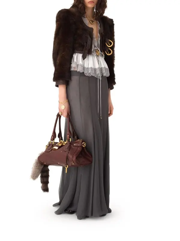 Chloé Paddington Bag In Grenade Leather