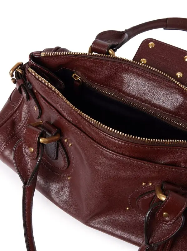 Chloé Paddington Bag In Grenade Leather
