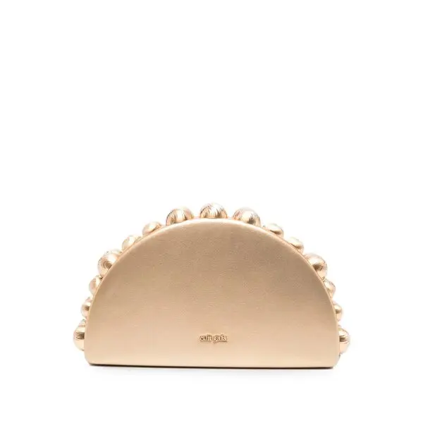 Cult Gaia Pearlescent Clutch Bag - Gold