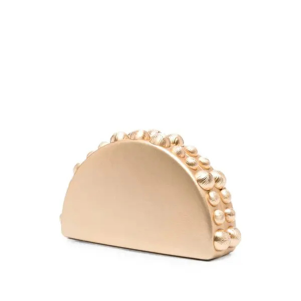 Cult Gaia Pearlescent Clutch Bag - Gold