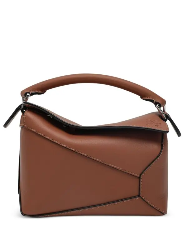 Loewe Puzzle Edge Mini Leather Handbag - Multicolor
