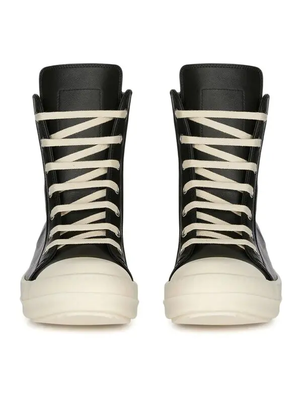 Rick Owens High-top Calfskin Sneakers