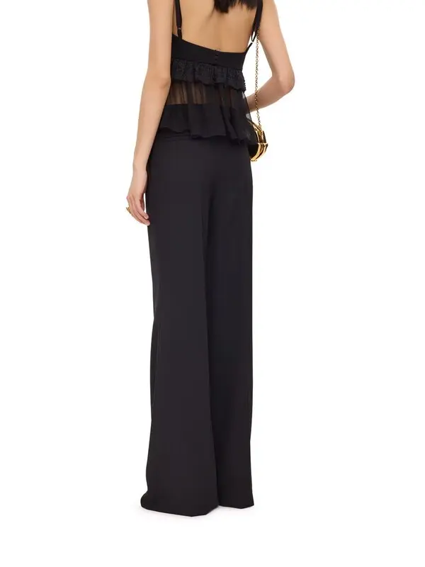Chloé High-rise Flared Wool Trousers