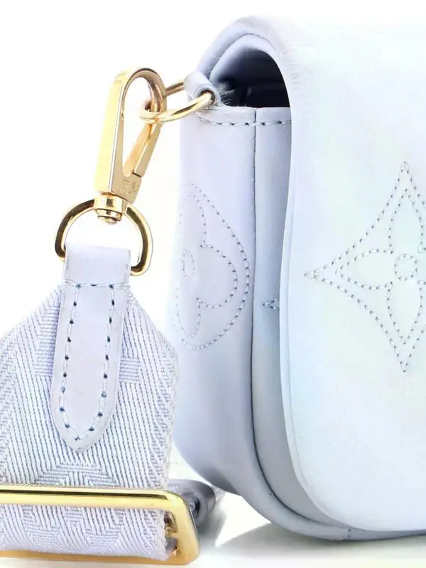 LOUIS VUITTON Bubblegram Leather Crossbody Bag - Blue