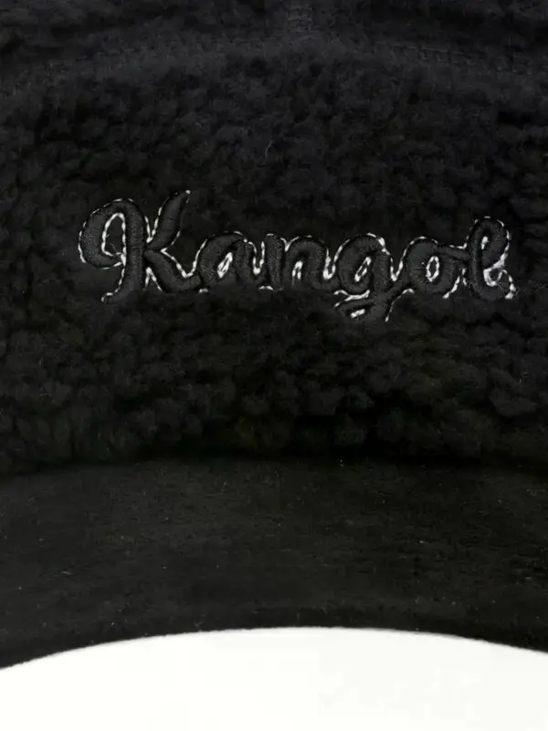 KANGOL Script Faux Sherpa Cap