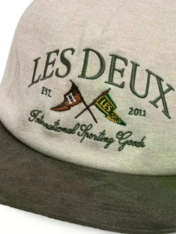 LES DEUX Embroidered Logo Cap