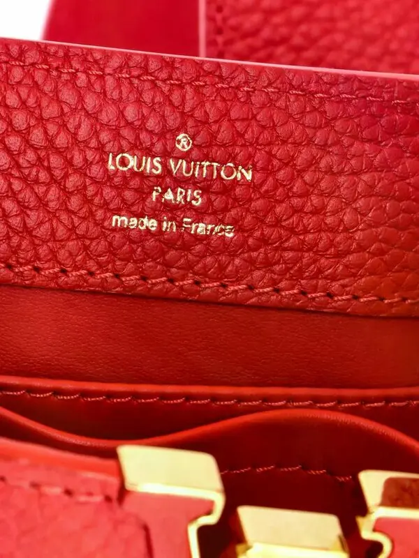 LOUIS VUITTON Capucines Bag Leather Mini Satchel