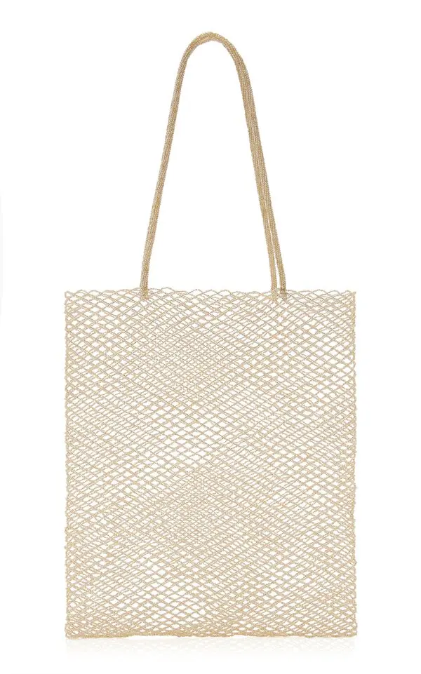 CORDERA Handmade Beaded Tote Bag