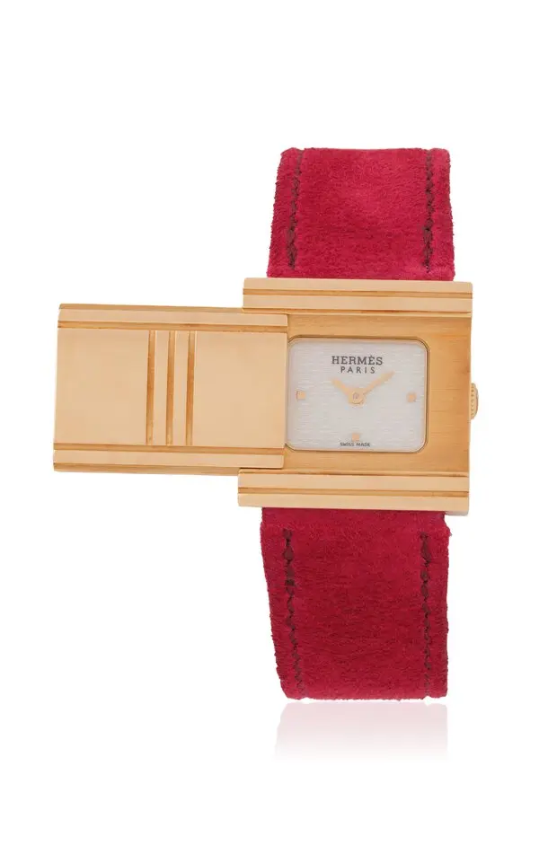 STEPHANIE WINDSOR Hermès Vintage And Leather Watch